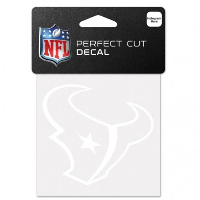 Houston Texans Decal 4x4 Perfect Cut White Special Order - Walmart.com