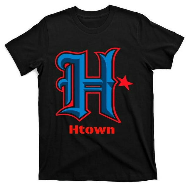 Houston Texas Pride H-Town Hustle Themed T-Shirt with Area Code 713 ...