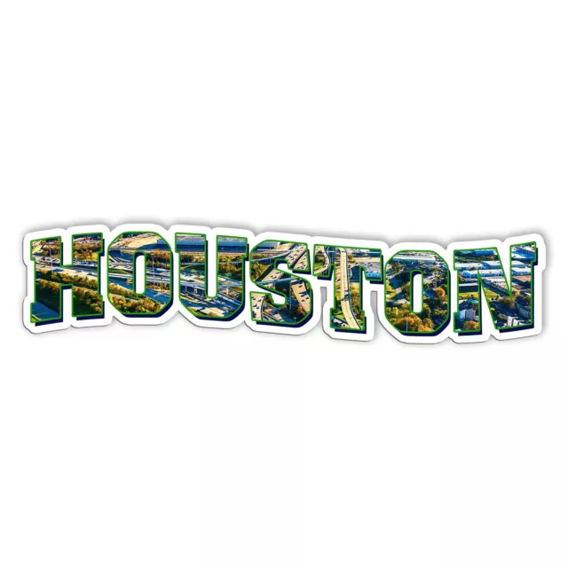 Houston Texas Sticker Beautiful City Travel Lover Sticker Phone Decal ...