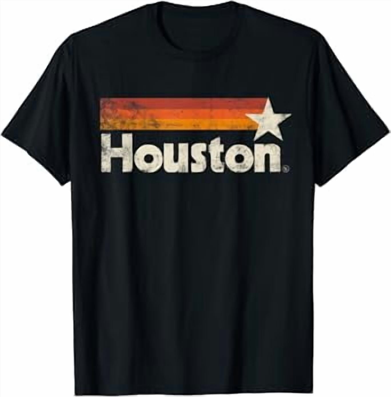 Houston Texas Vintage Stripes T-Shirt - Walmart.com