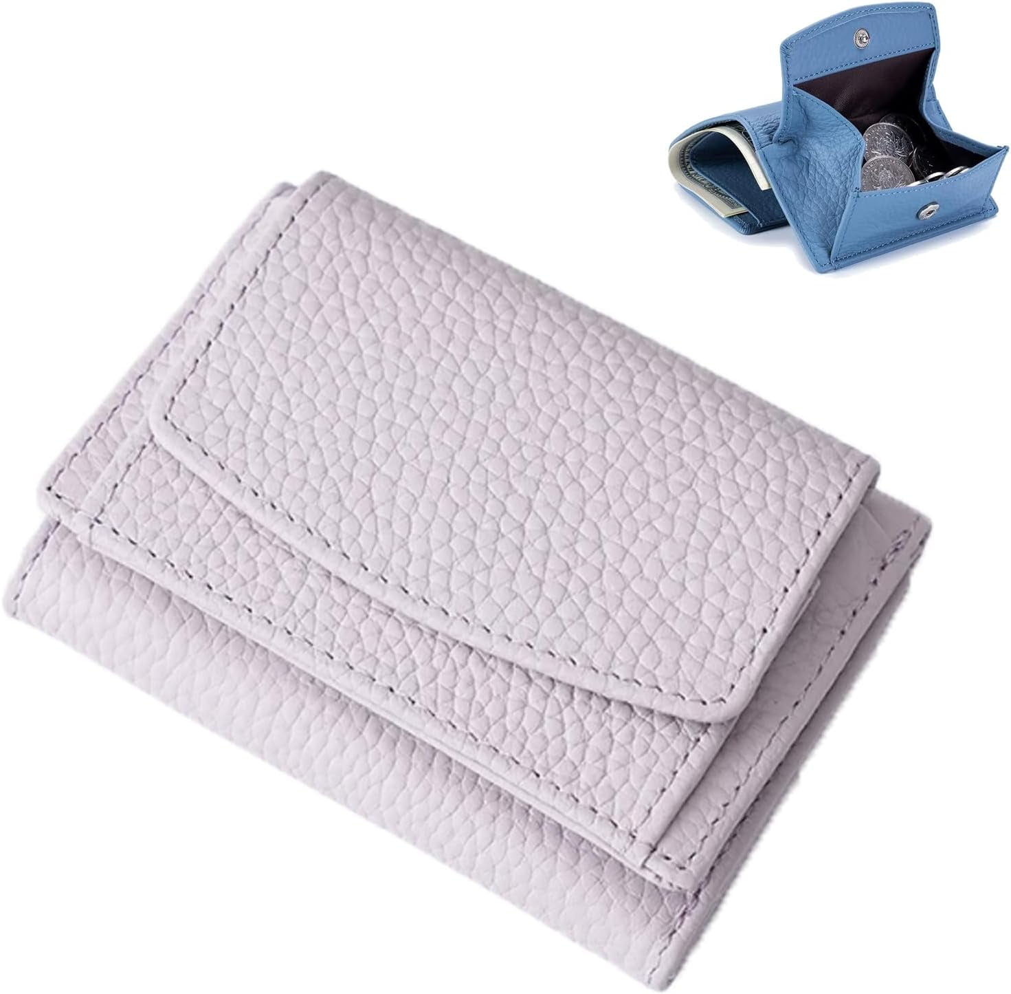 Houtangduty Mini Wallet, Houtndguter 2025 New Leather Rfid Blocking ...