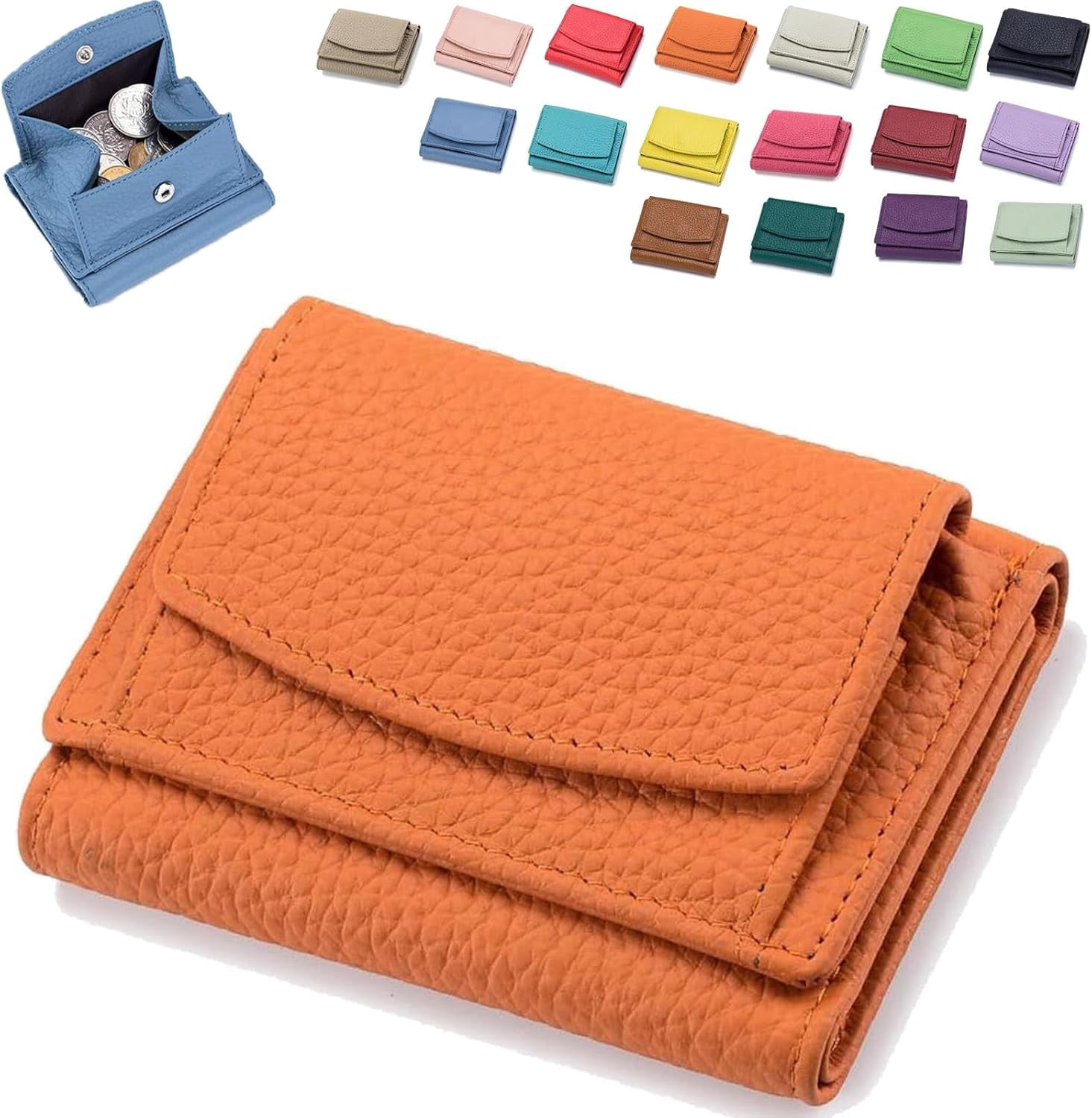 Houtangduty Mini Wallet for Woman, 2025 New Houtangduty Rfid Blocking ...