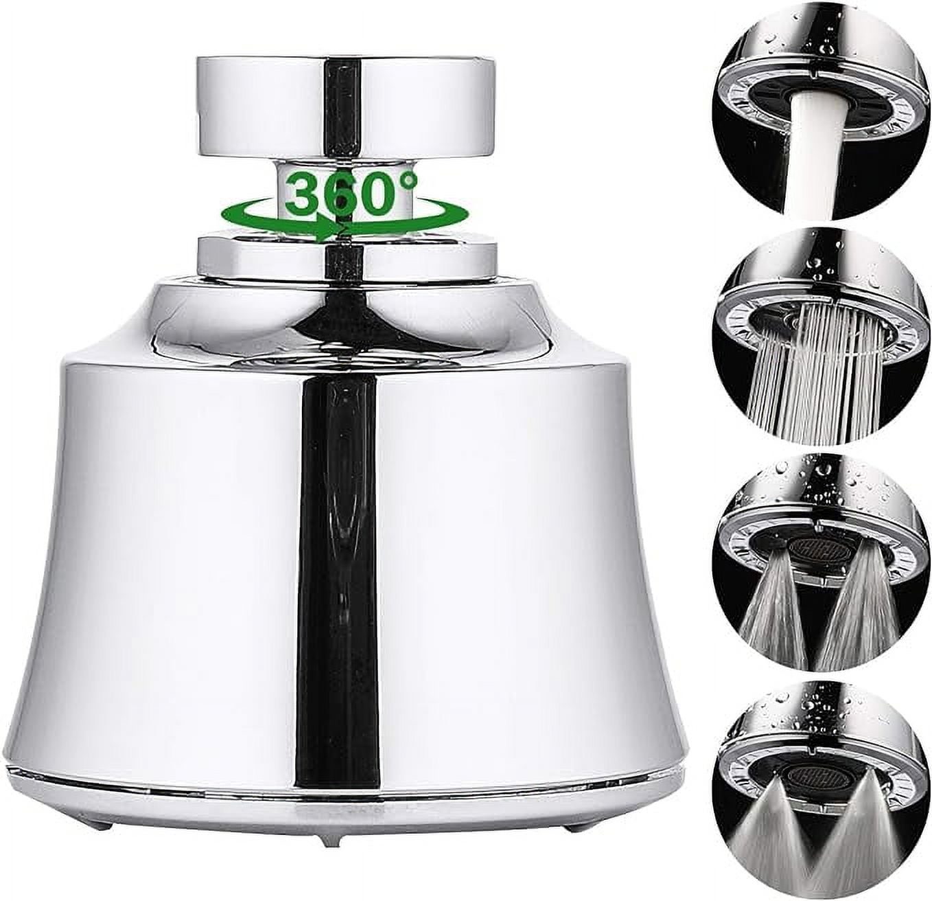 Houtingmaan Kitchen Sink Faucet Head, Big Angle Swivel Faucet Aerator ...