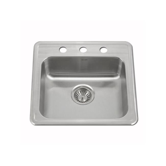 Houzer A1919-503-1 19 x 5 in. ADA Compliant Drop-in Top Mount 3-hole ...
