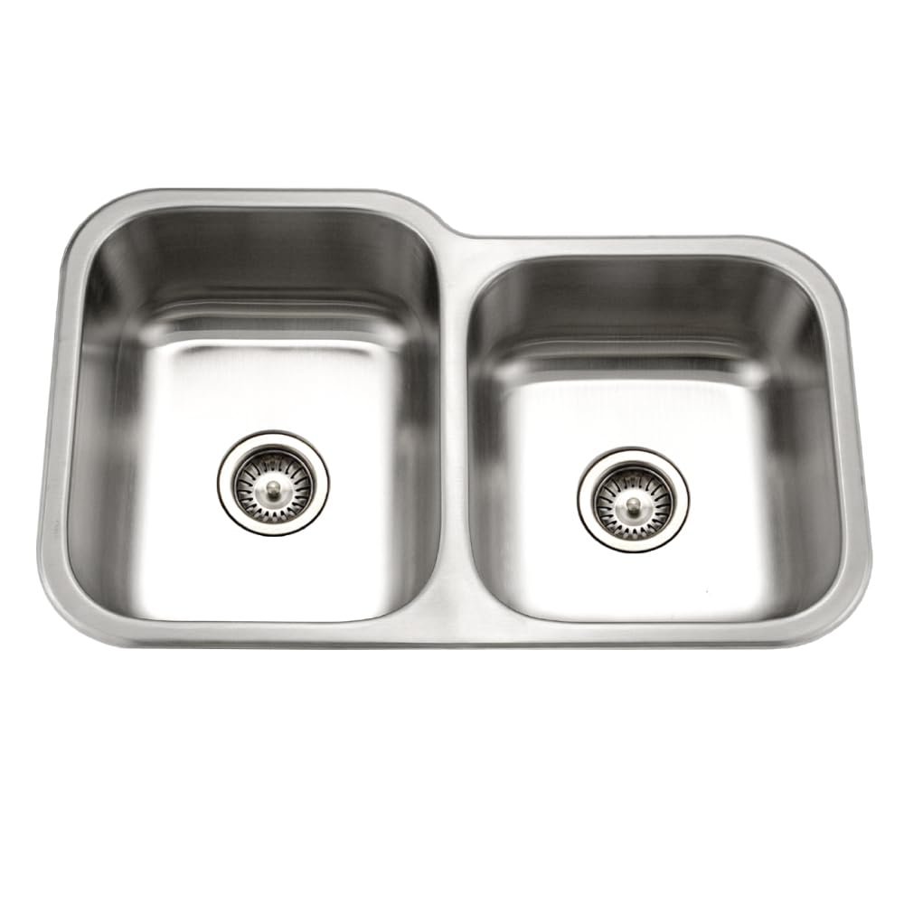 Houzer MEC-3220SR-1 Medallion Classic Series Undermount Stainless Steel ...