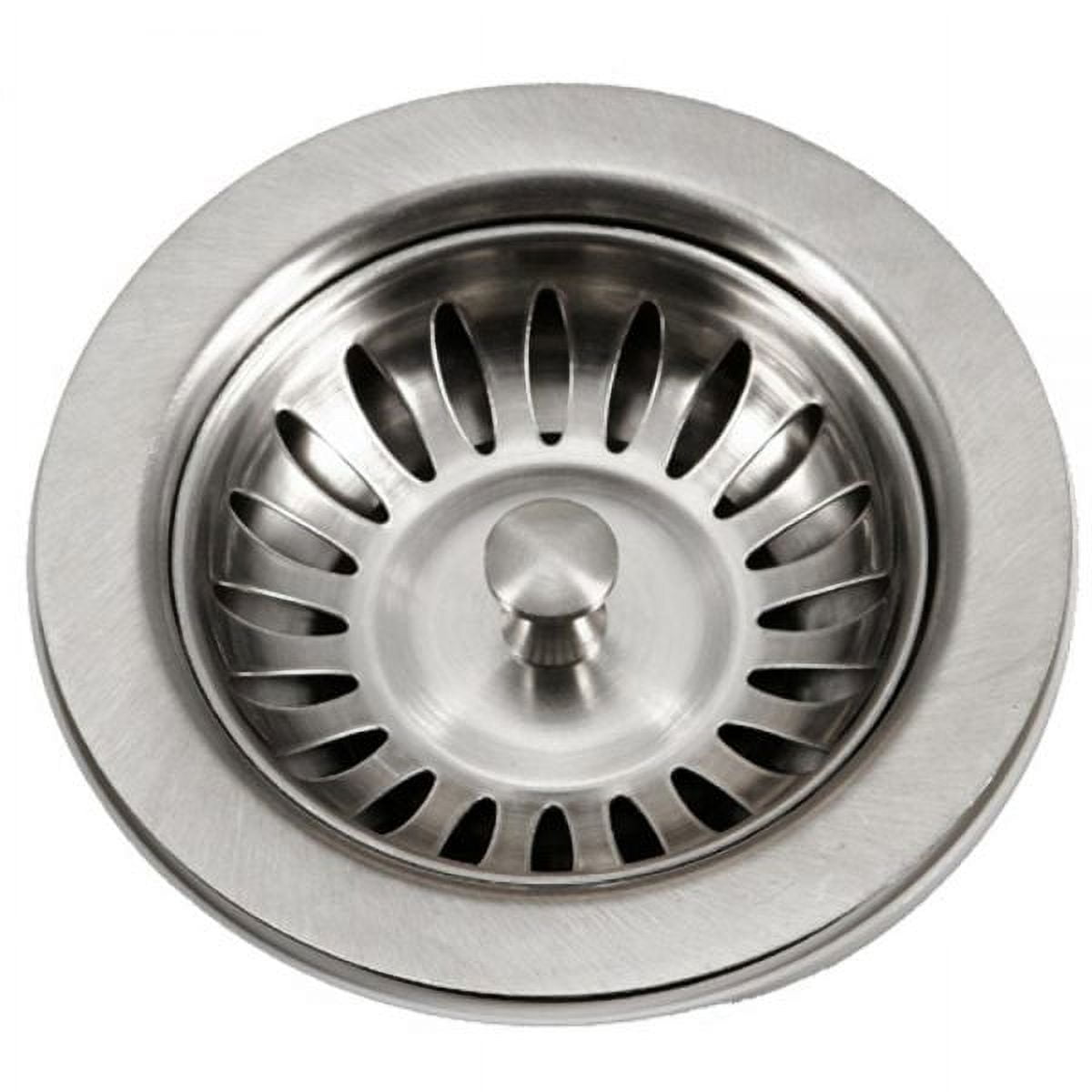 HOUZER 3.5 Inch Sink Basket Strainer, Stainless Steel, Fits 3.5 Inch ...