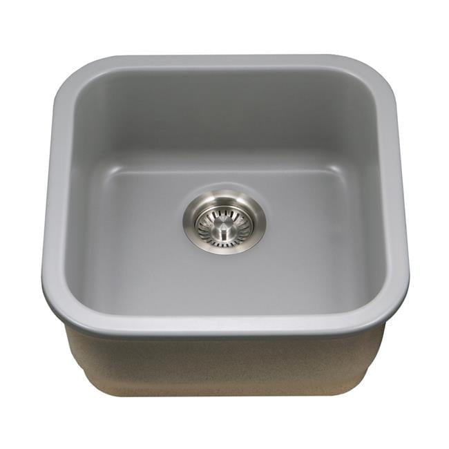 Houzer Ptb-1919-C Platus 18-7/8" Undermount Single Basin Fireclay Bar ...