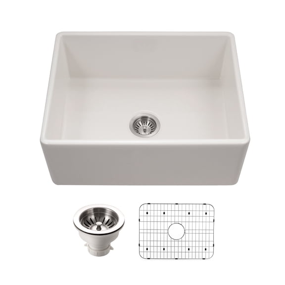 La Toscana LFS3018W Reversible Fireclay Farmhouse Sink - Walmart.com