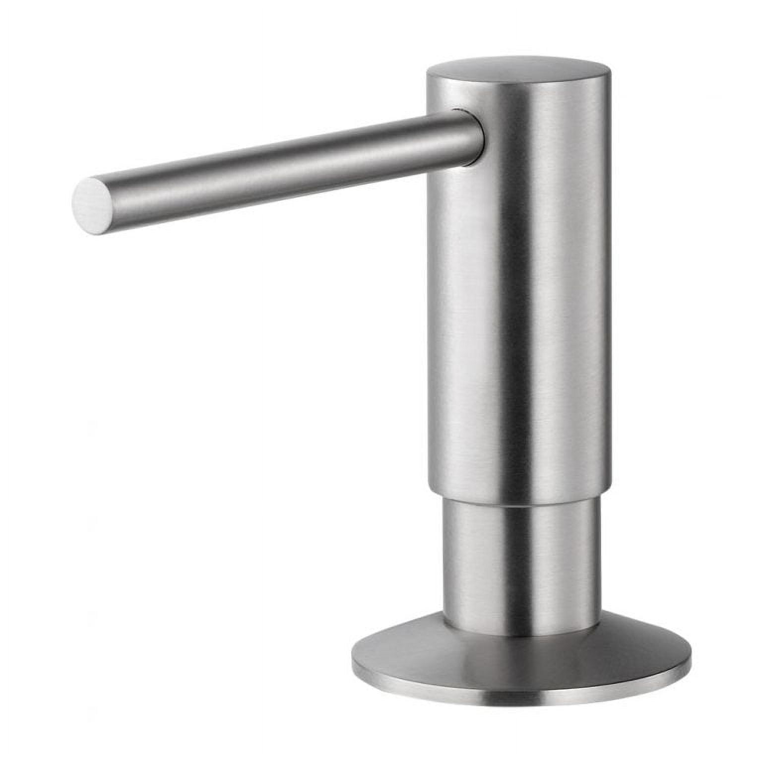 Houzer SPD-833-BN 3" Faucet Hole Brass Brushed Nickel Endura Tall Soap Dispenser - Walmart.com