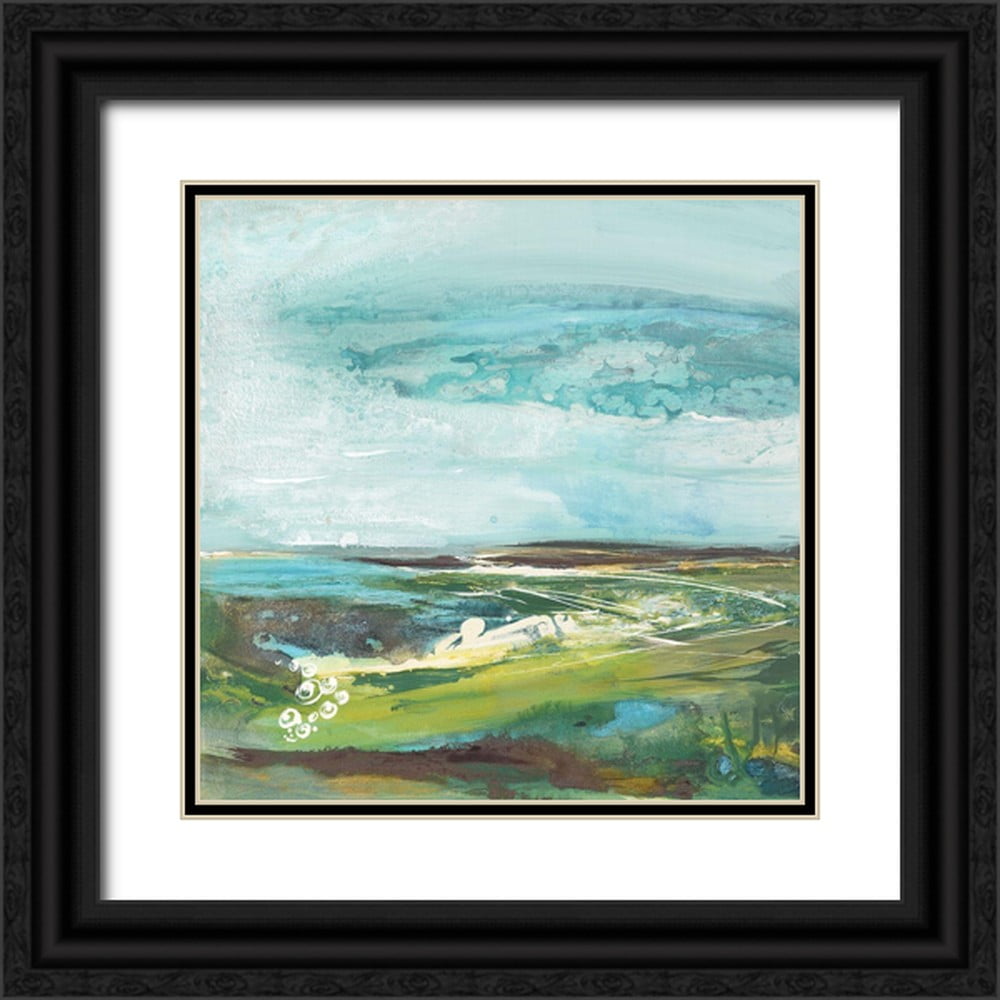 Hove, Beth 26x26 Black Ornate Wood Framed with Double Matting Museum ...