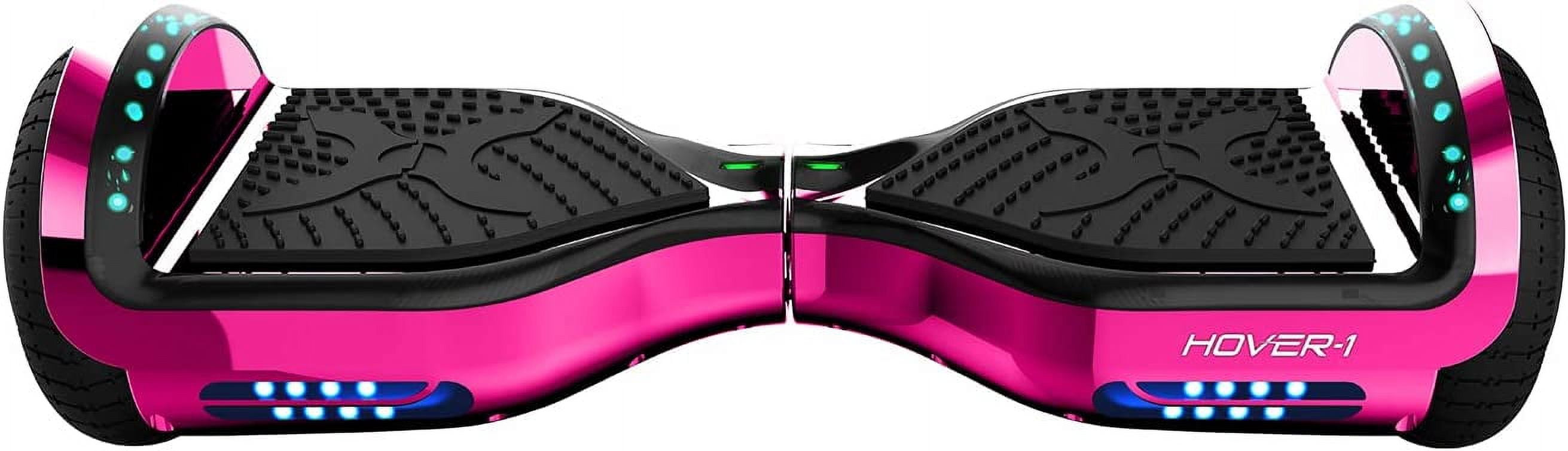 Hover-1 Chrome Hoverboard W/ 6.5” Wheels. Built-In Bluetooth Speaker ...