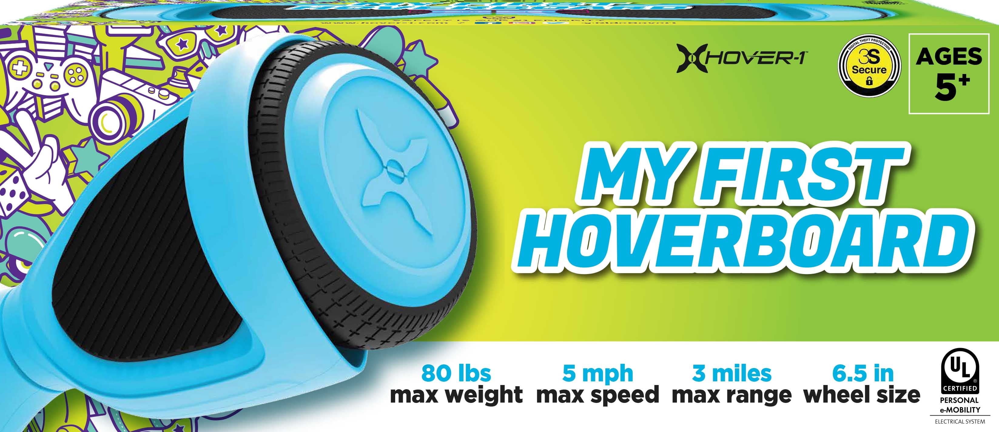 Hover-1 Flex - Blue - Hoverboard - Walmart.com