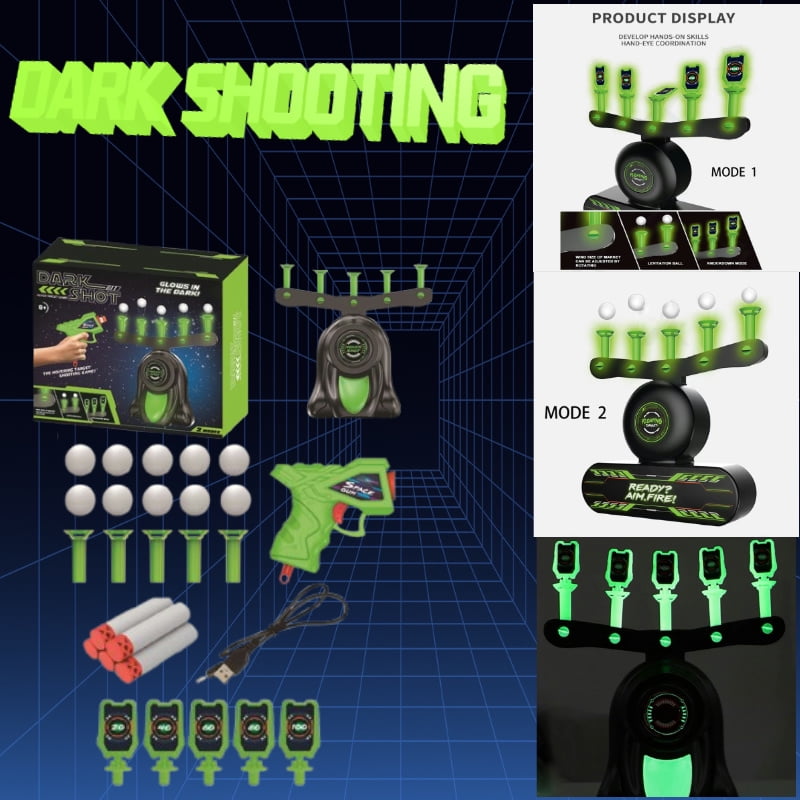 Hover Shooting Floating Balls Target Game Usb 2in1 Electric Hover Dart ...