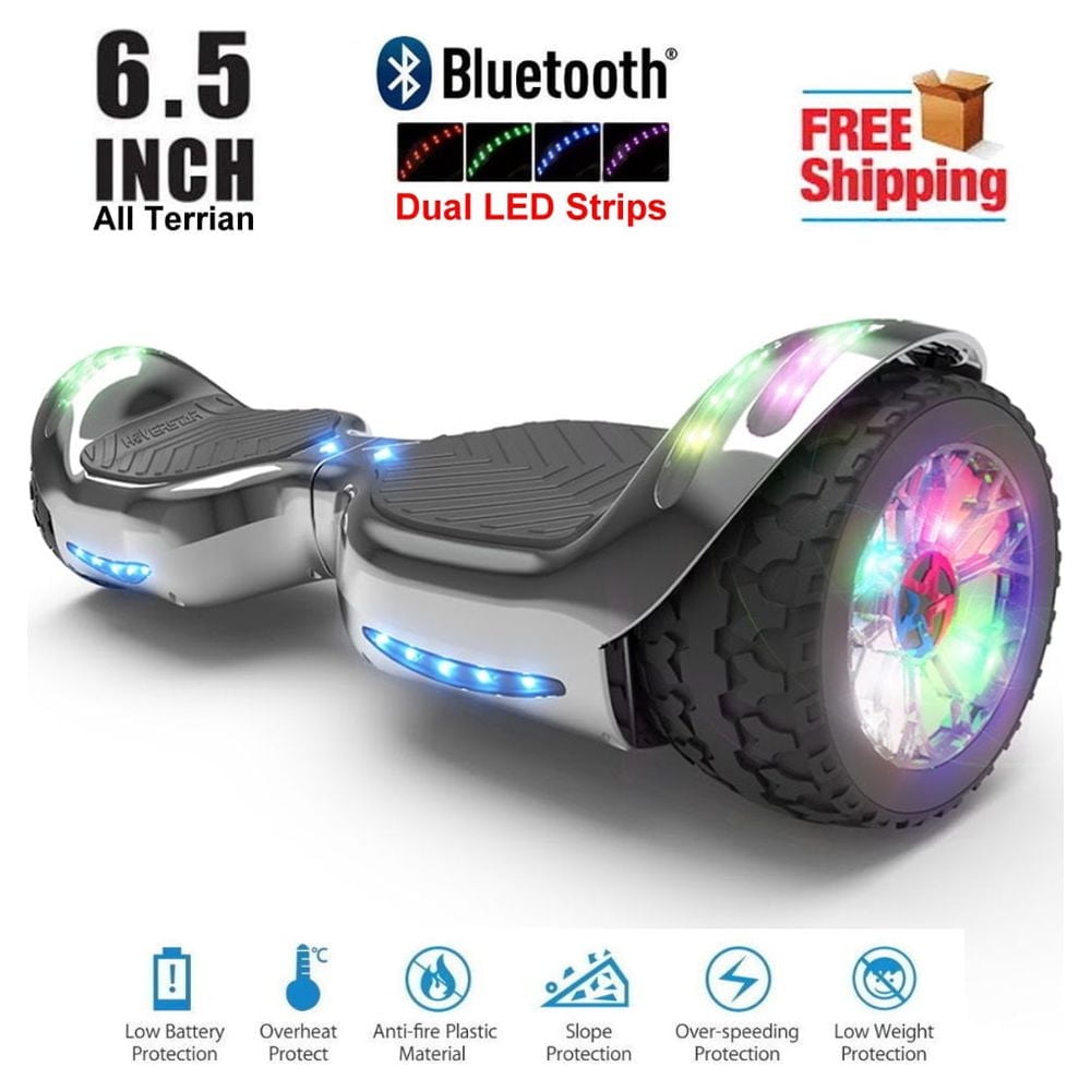Hoverboard All-Terrain LED Flash Wide All Terrian Wheel with Bluetooth ...