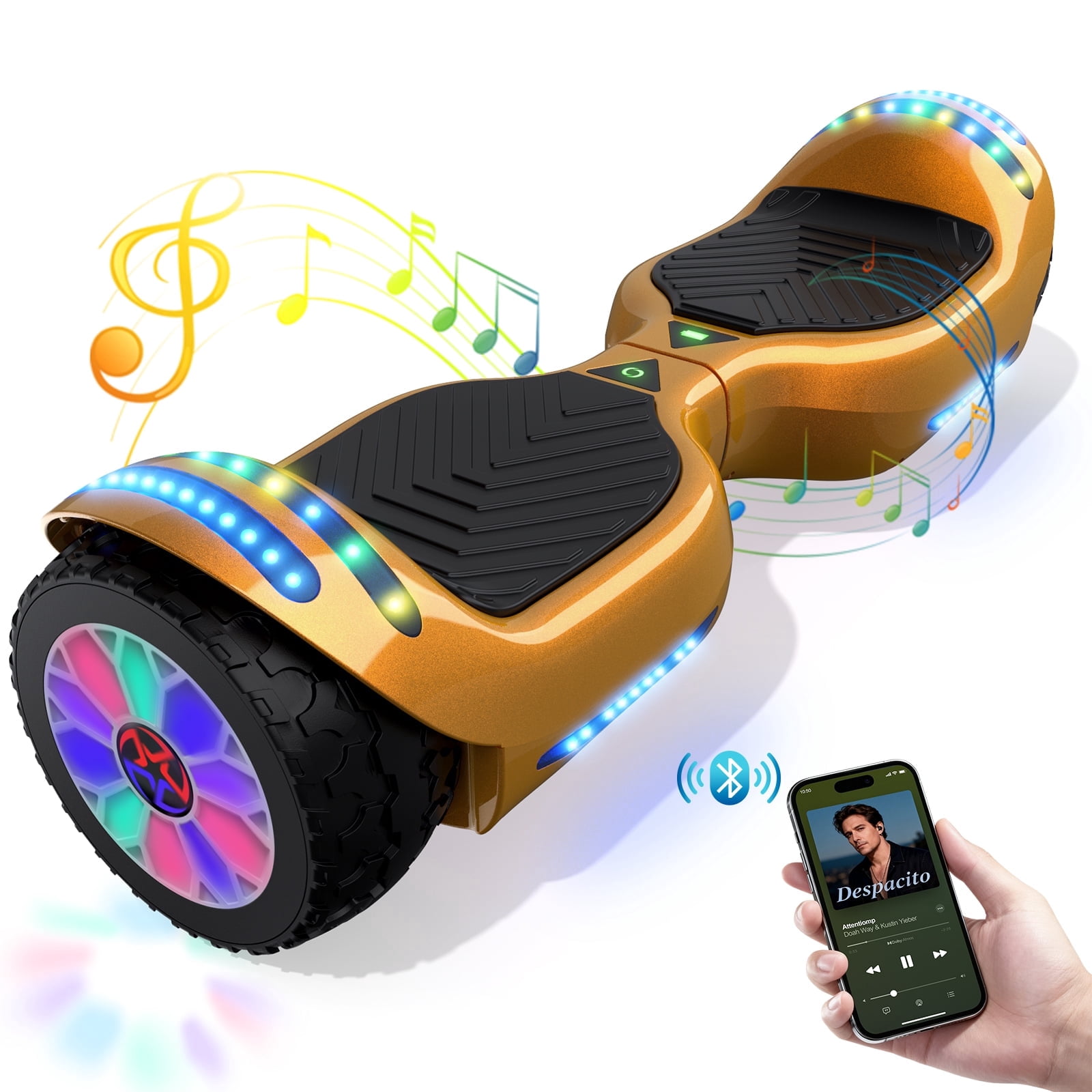 Hoverboard for Kids with 9 mph Max Speed, Tcdjtc Electric Scooters with ...