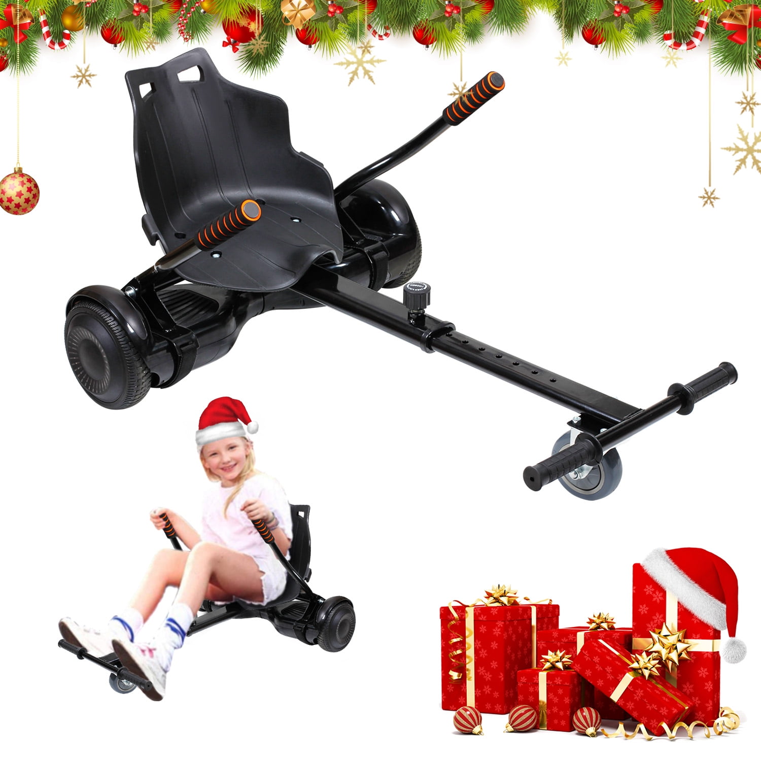 Hoverboard Seat Attachment For 6.5”-10” Hoverboard, EPCTEK Go Kart ...