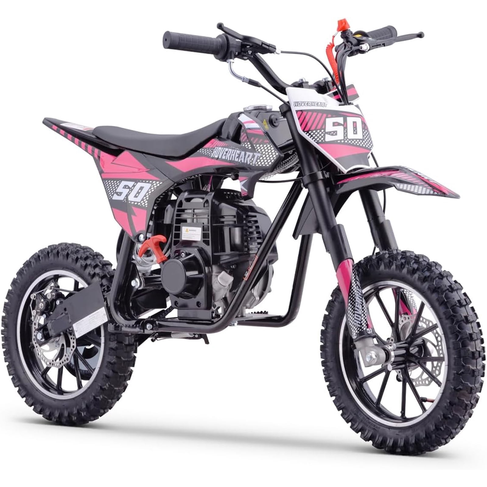 Hoverheart Gas Dirt Bike DB4S004 50cc 4-Stroke Gas Powered Mini Bike ...