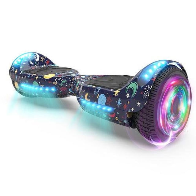 Hoverstar Flash Wheel Hoverboard 6.5 In., Bluetooth Speaker with LED ...