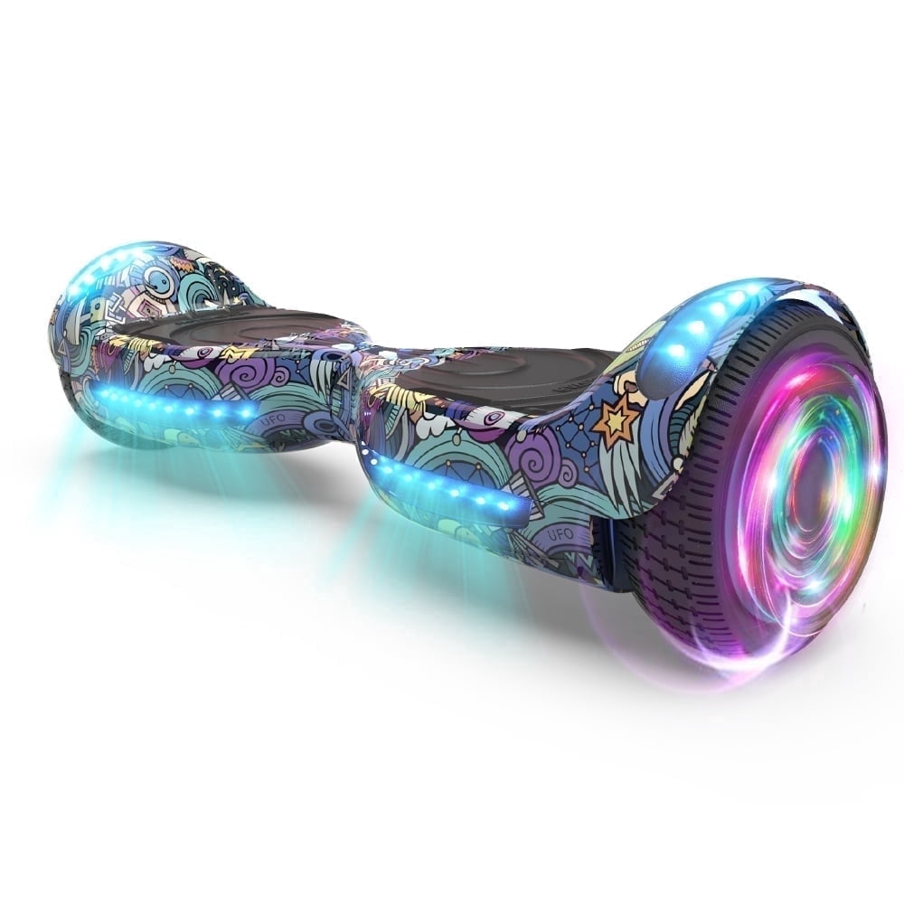 Hoverstar Flash Wheel Hoverboard 6.5 In. Bluetooth Speaker with LED ...