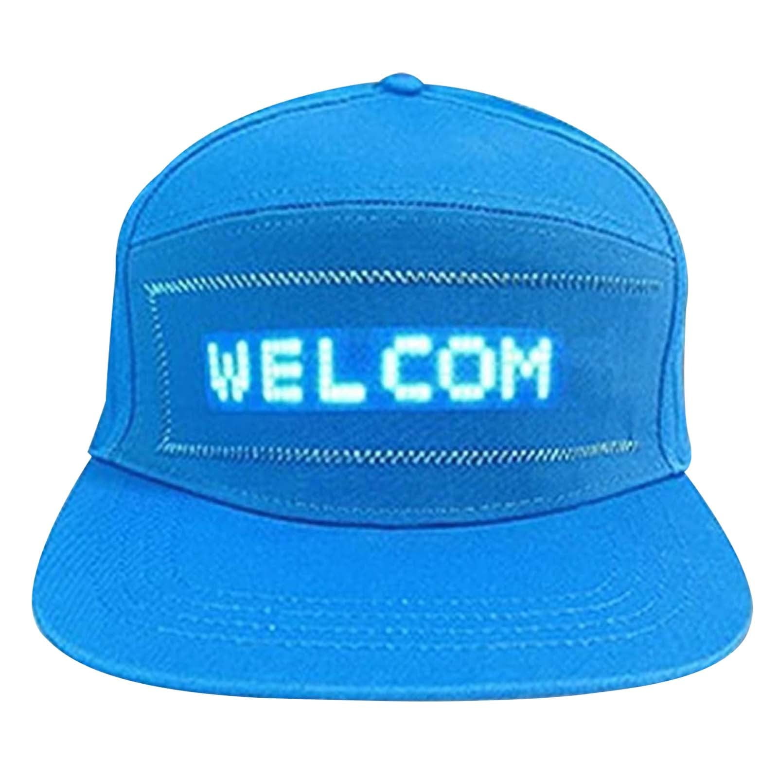 Hovilon Deal LED Cap,Detachable LED Display Screen Smart Bluetooth Hat ...