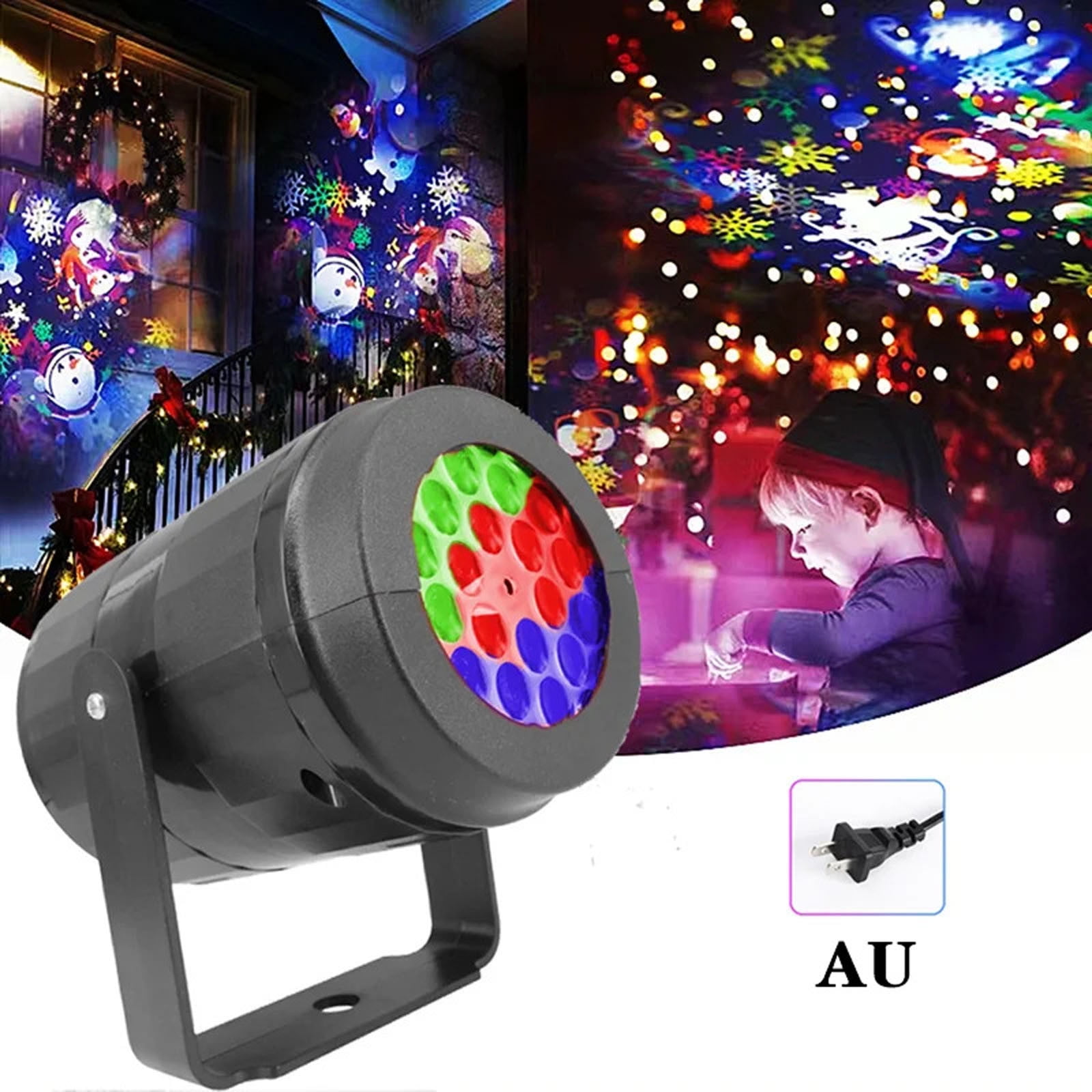 Hovilon Snowflake Projector Lights Outdoor, LED Highlight Dynamic ...