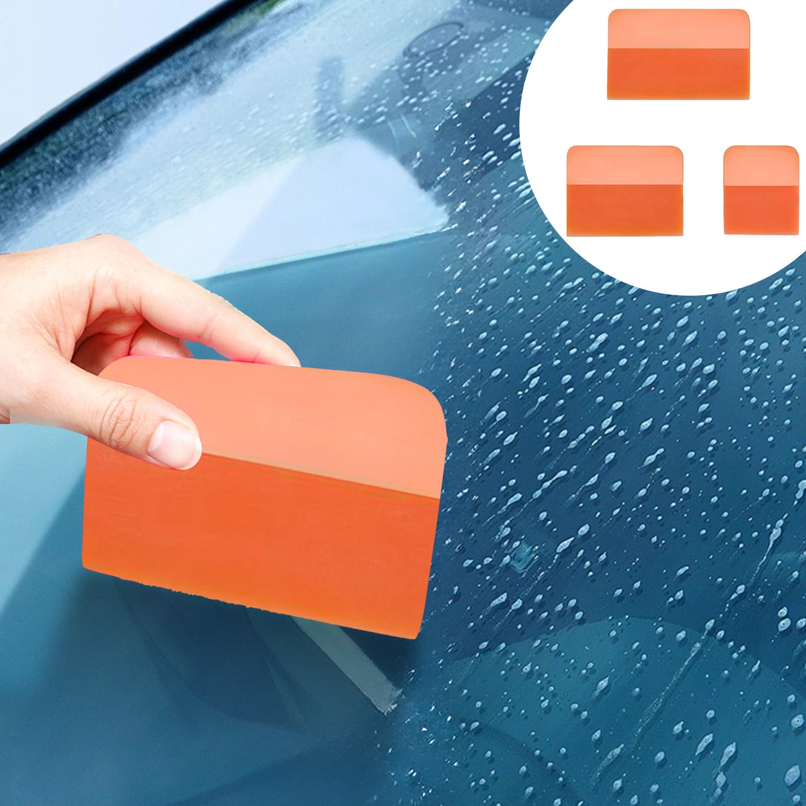 Hovmgk 2025 Flash Deals！ Car Film Scraper Invisible Car Clothes Scraper ...