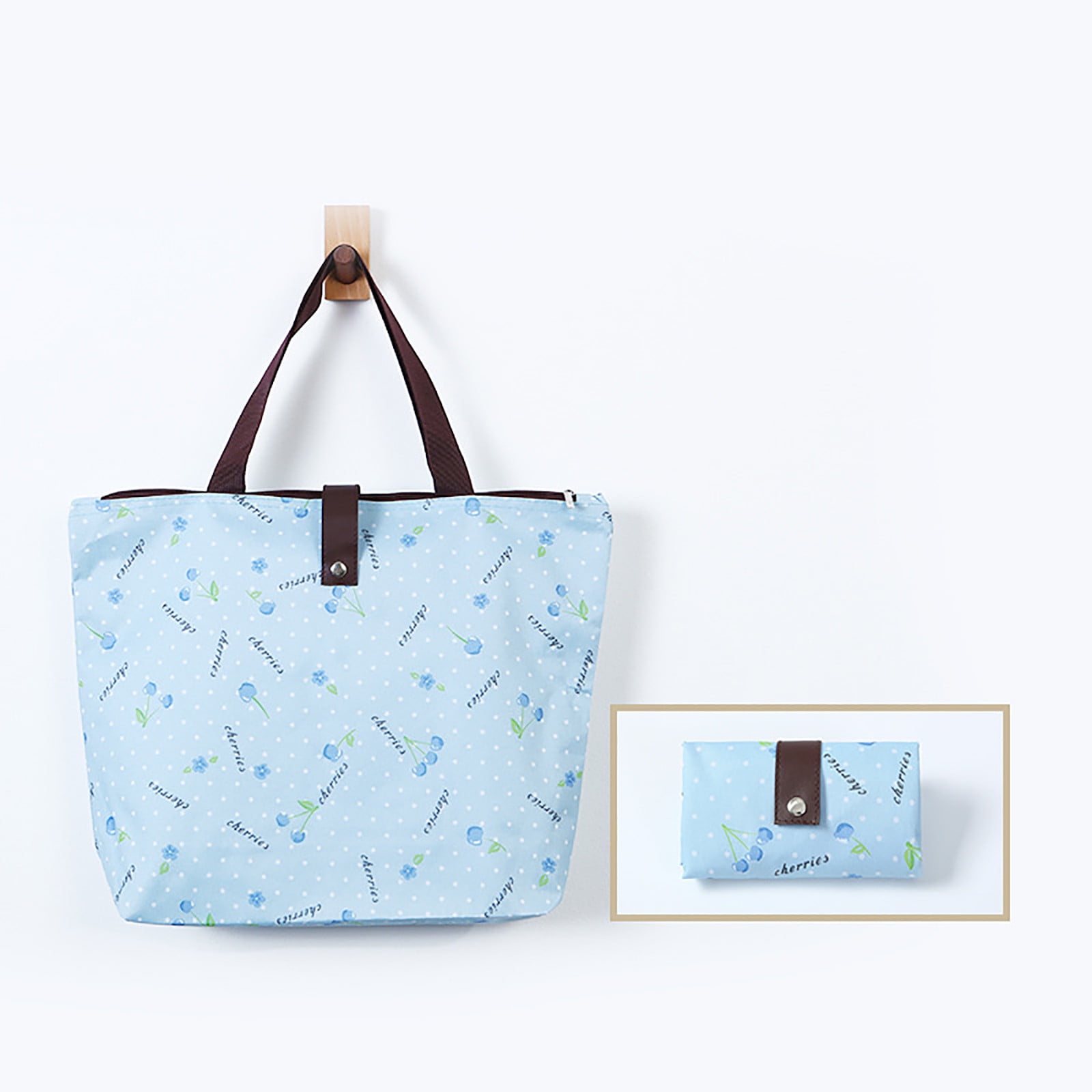 Hovmgk 600D Foldable Shopping Bag, Portable Cloth Grocery Pouch ...