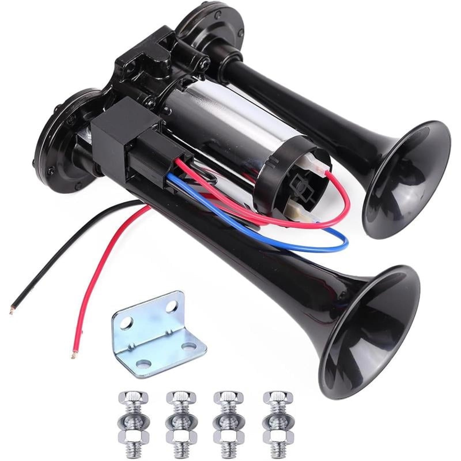 Hovmgk 600DB Super Loud Train Horns, 12V Waterproof Dual Tone Air Horn ...