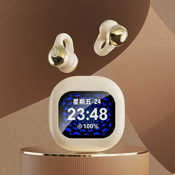 Hovmgk Bluetooth 5.4 Open Ear Earbuds, IPX5 Waterproof Wireless ...