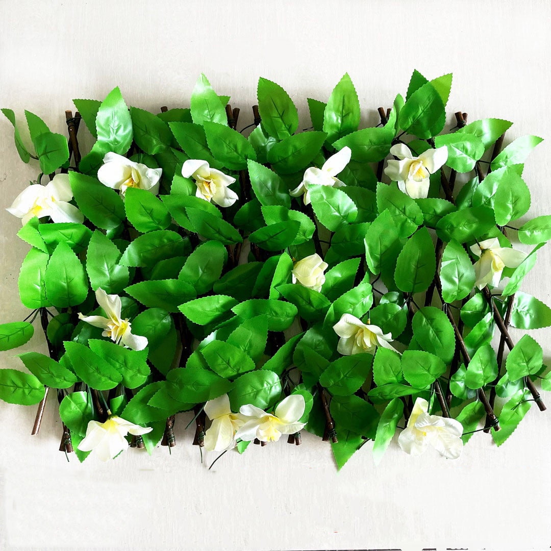 Hovmgk Expandable Simulated Ivy Fence Screen, Realistic Faux Leaf ...