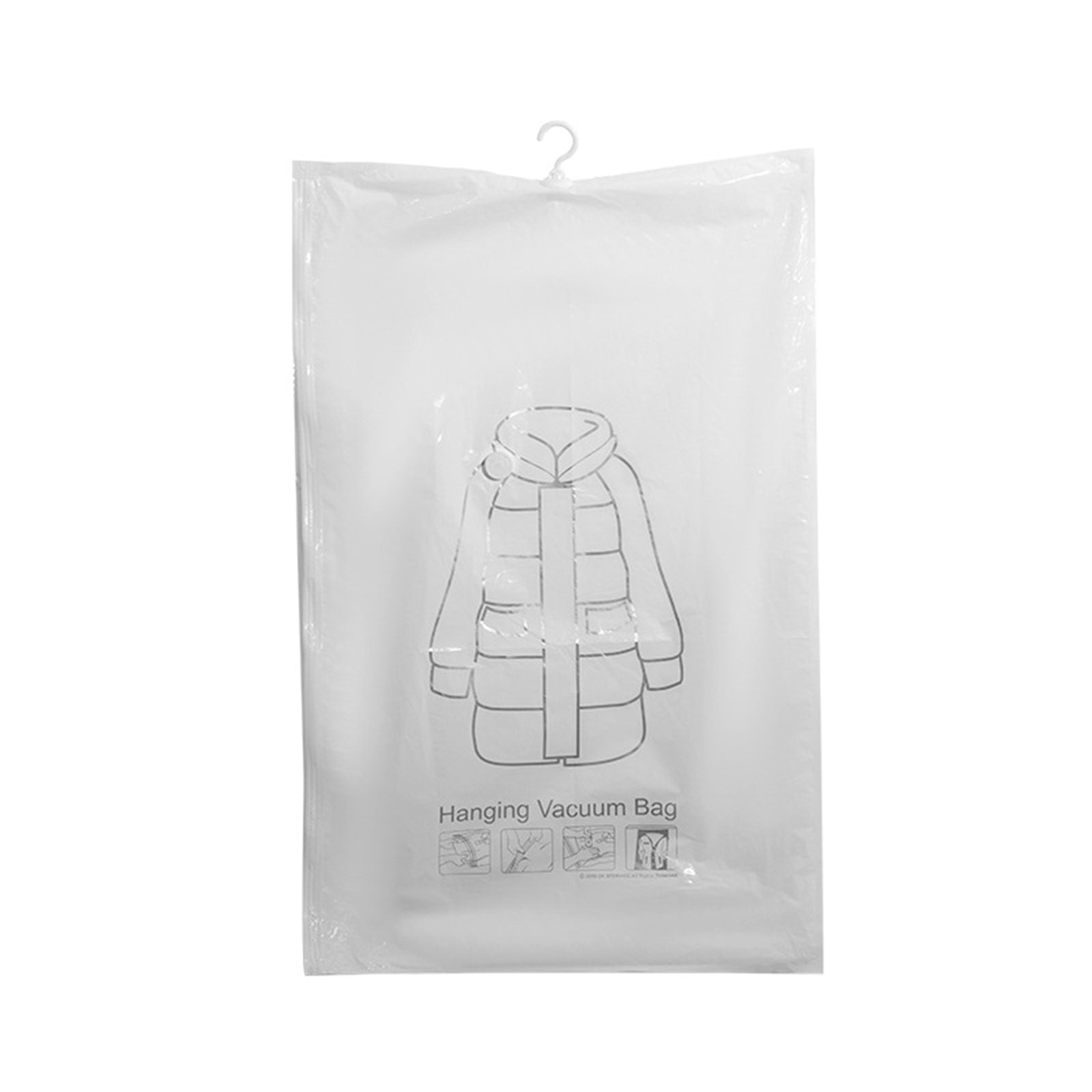 Hovmgk Heavy Duty Hanging Vacuum Storage Bags, Reusable Clothes ...