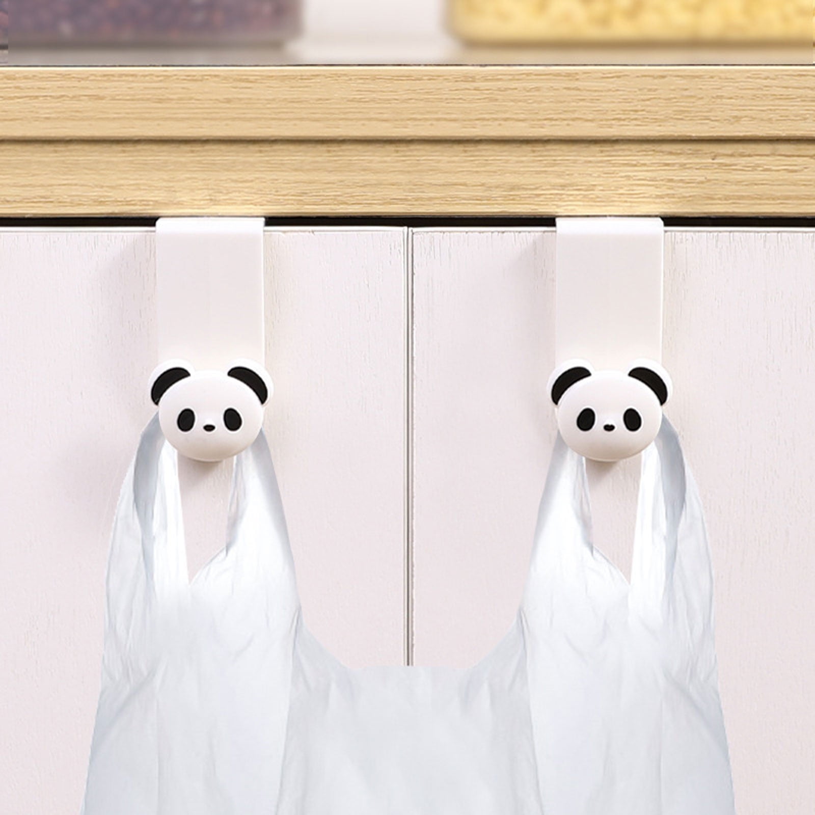 Hovmgk Kitchen Garbage Bag Hook, Hole-Free Plastic Cabinet Hanger ...