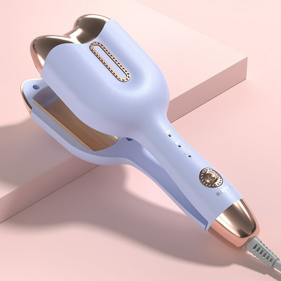 Hovmgk Lazy People Easy Barrel Curling Iron, Dual Ceramic Tourmaline ...