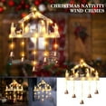 Hovmgk Nativity Flat Wind Chime, Decorative Metal Hanging Chimes for ...