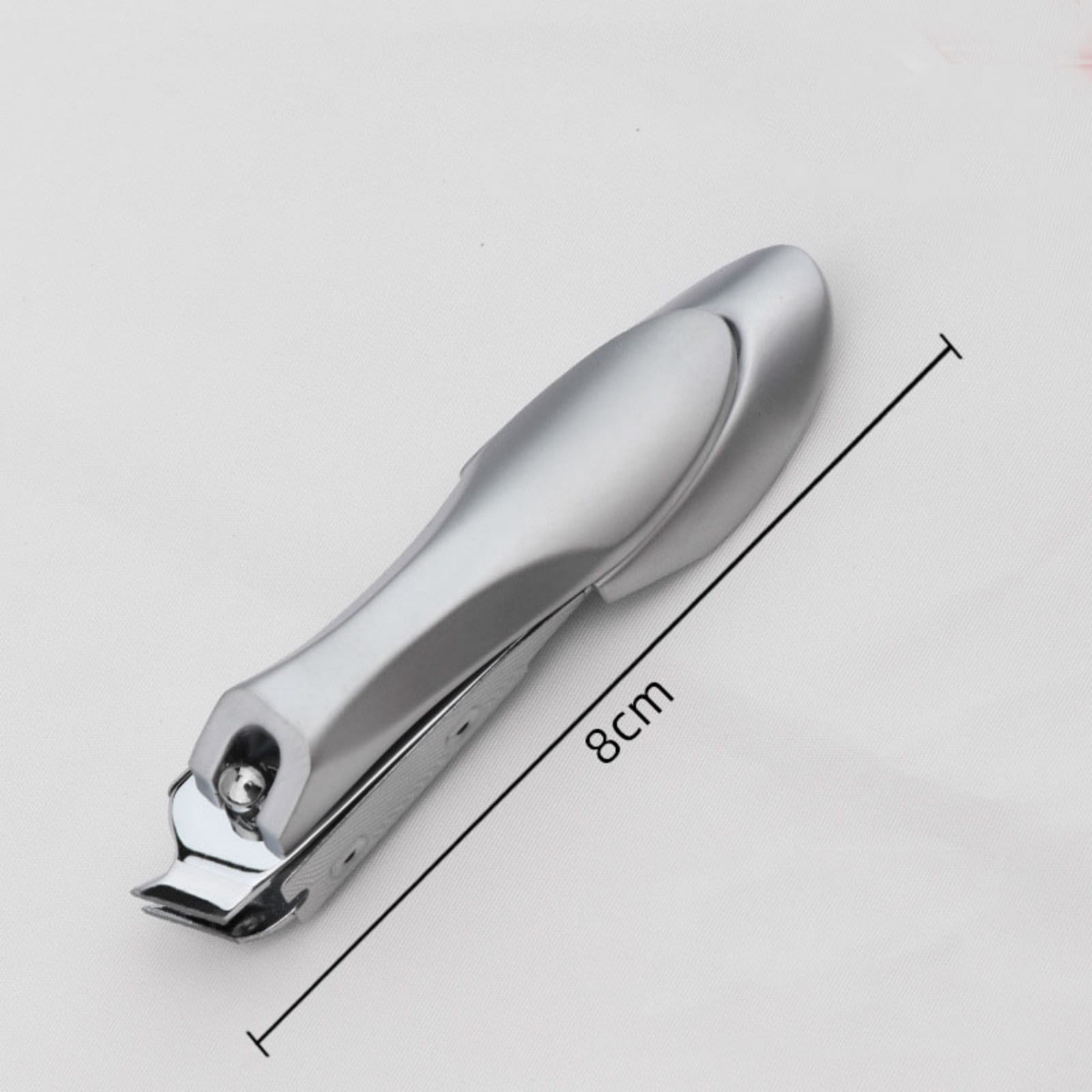 Hovmgk Stainless Steel Nail Clippers with Built-in Nail File, Precision ...