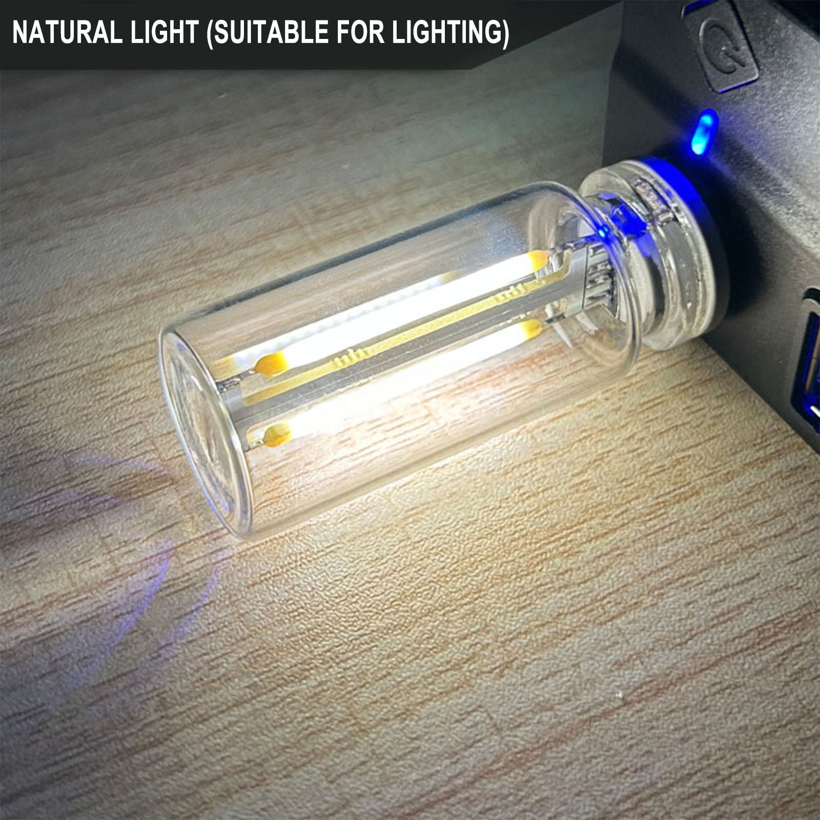 Hovmgk USB Nightlight, Touch-Control Ceramic LED Lamp for Bedside ...