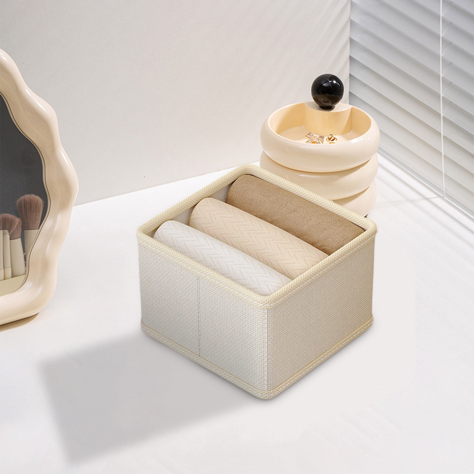 Hovmgk Underwear Organizer, Drawer Storage Box, Foldable, Tidy, Space ...