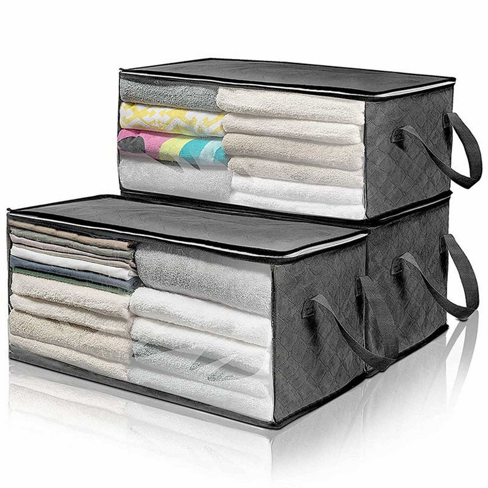 Hovmgk Wardrobe Storage Bag, Quilt Clothing Organizer, Sealed Foldable ...