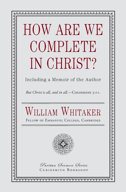 How Are We Complete in Christ? - Walmart.com