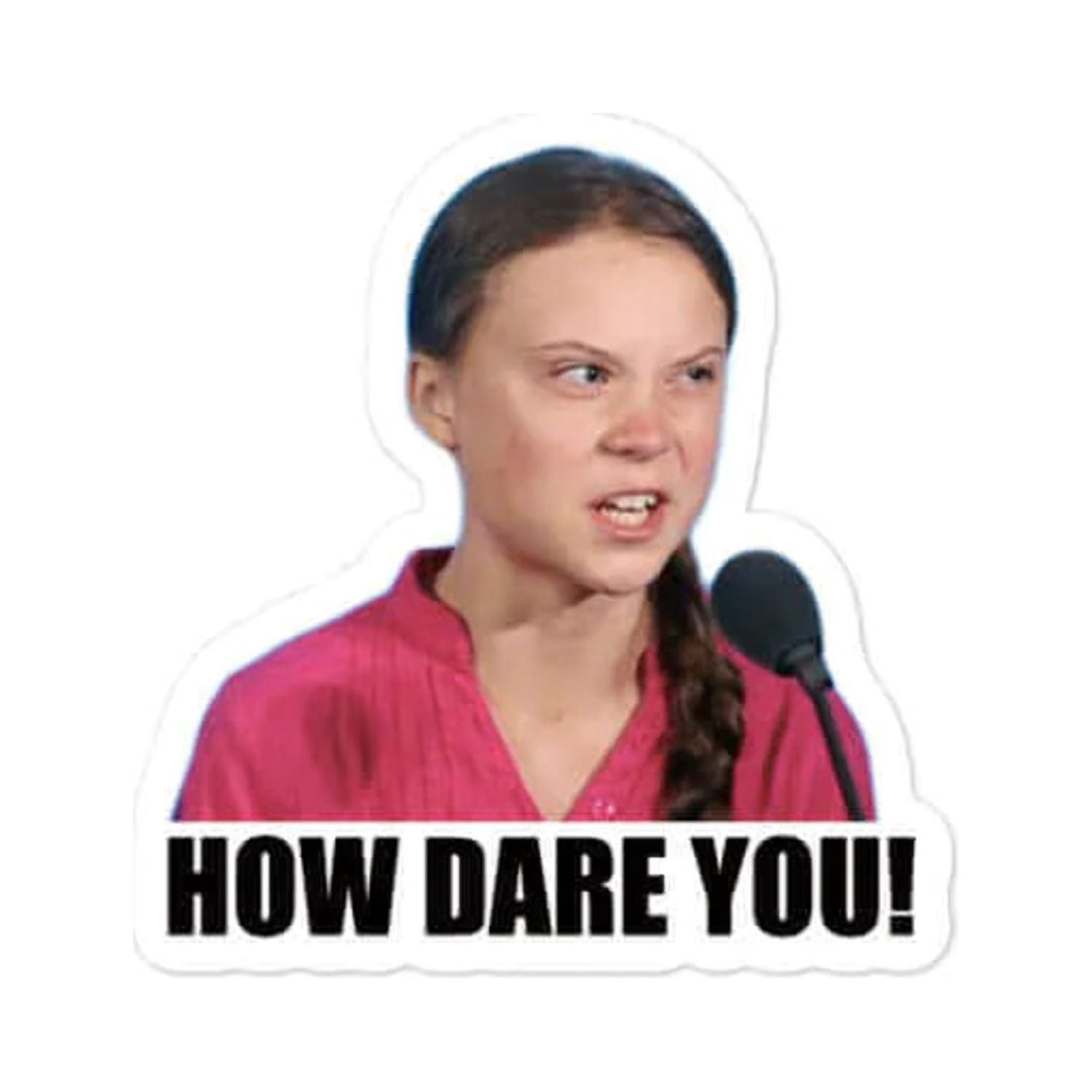 How DARE you - Bubble-free sticker for your gas tank / lawn mower ...