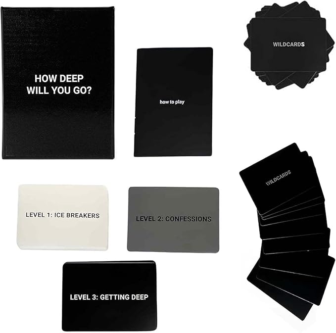 How Deep Will You Go? – 99 Icebreaker Conversation Cards for Parties ...