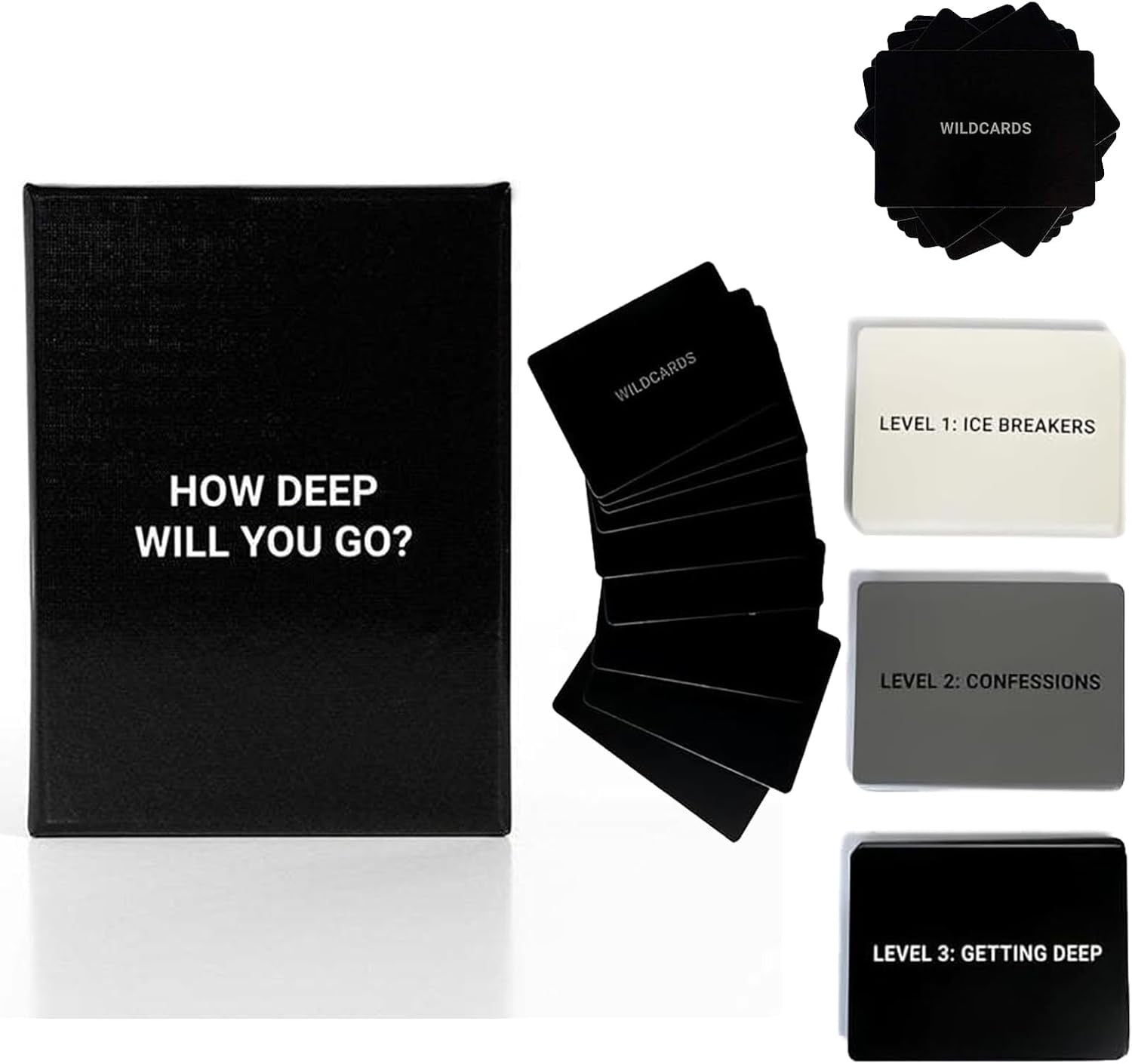 How Deep Will You Go? Icebreaker Conversation Cards for Intimate ...