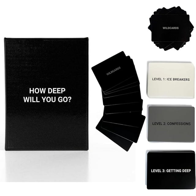 How Deep Will You Go? Icebreaker Conversation Cards for Intimate ...