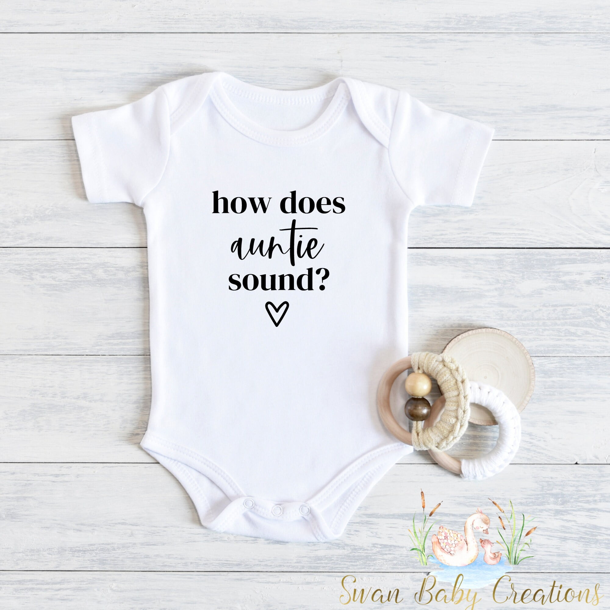 How Does Auntie Sound, Pregnancy Announcement To Aunt, Aunt To Be ...