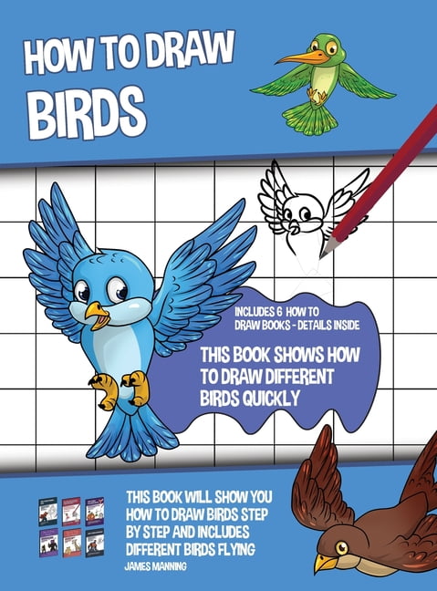 How To Draw Cartoon Bird Flying