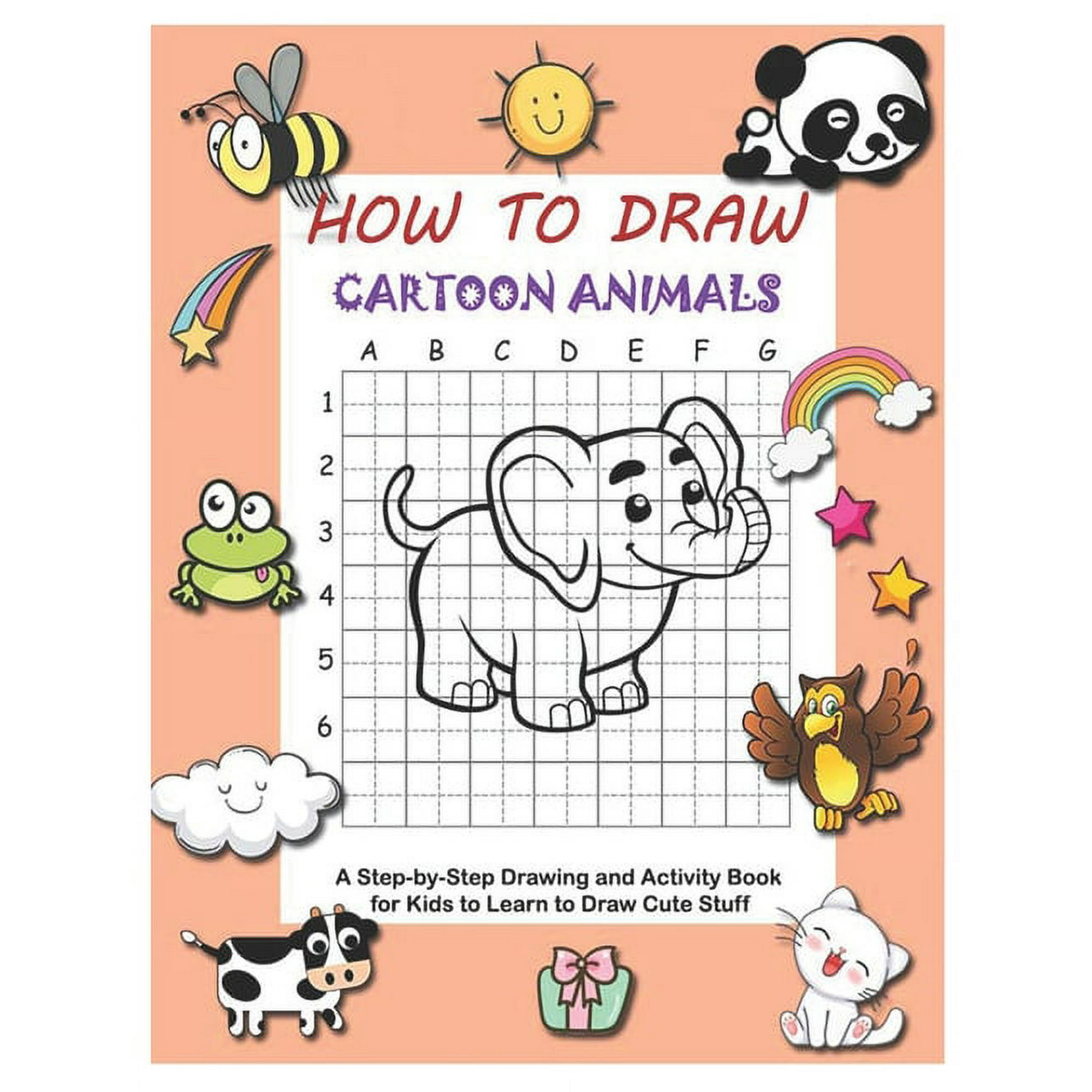 Easy Cartoon Animals To Draw For Kids