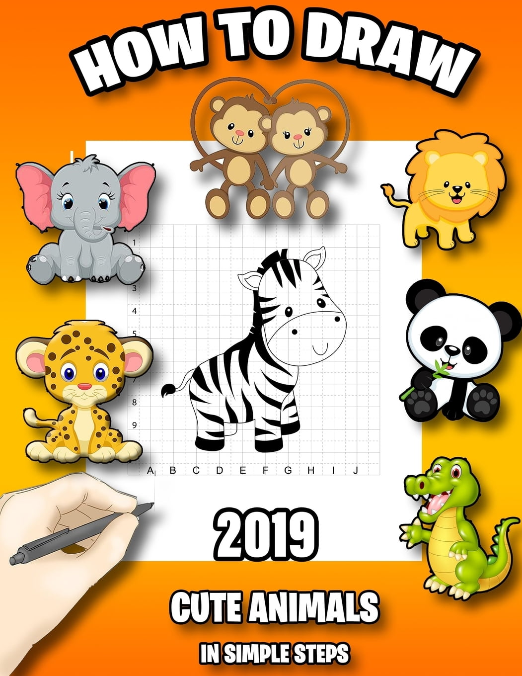 How to Draw Cute Animals in Simple Steps : Learn to Draw adorable ...