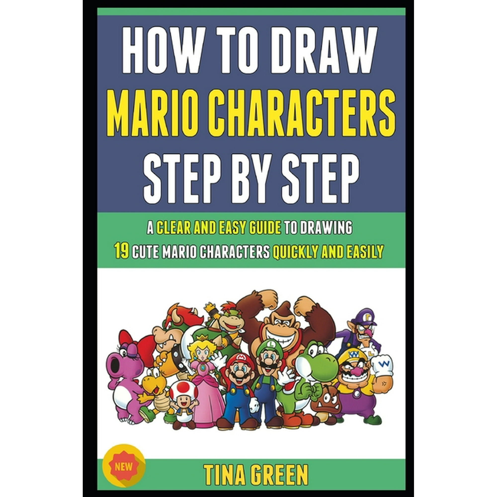 Mario Drawing Step By Step