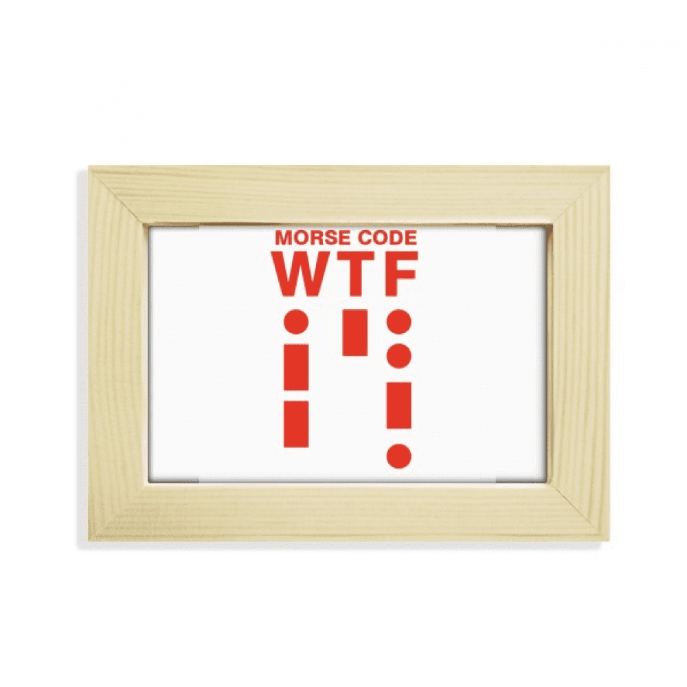 How Expression Morse Code Points Lines Desktop Decorate Photo Frame ...