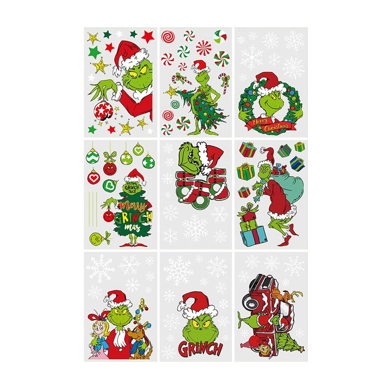 How the Grinch Stole Christmas Clearance 2024, Christmas Stickers ...